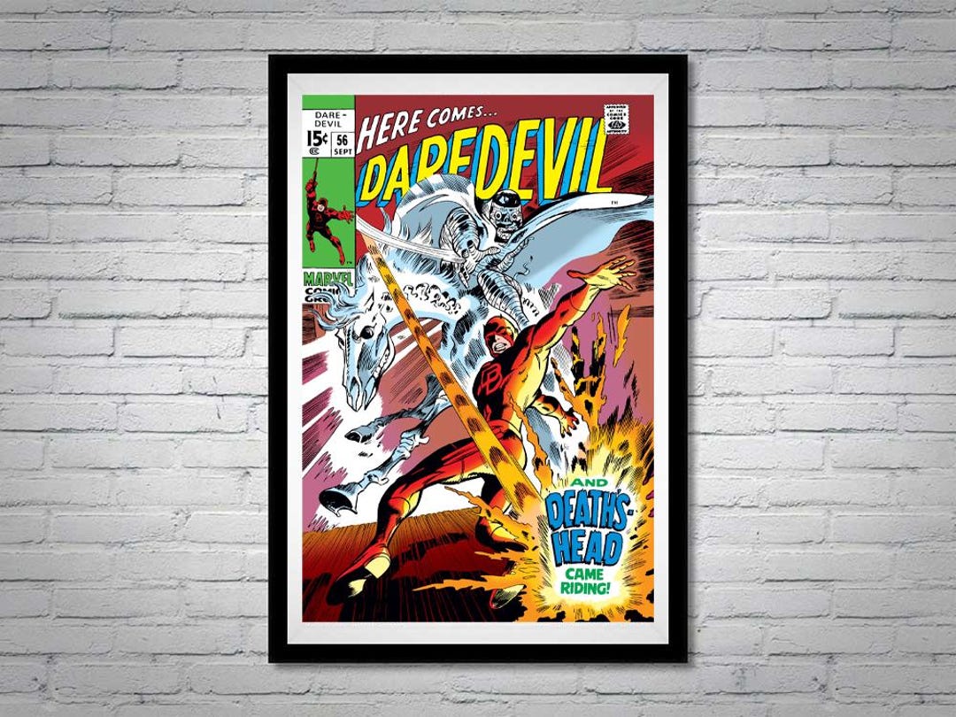 Daredevil Issue 56 Death's Head Comic Book Poster the Man Without Fear ...