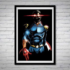 Homelander Red Eyes the Boys Poster - Etsy