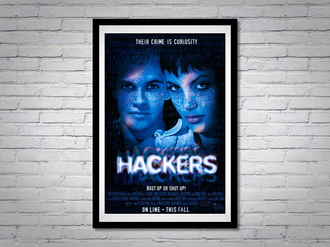 Hackers Movie Poster Angelina Jolie Jonny Lee Miller Matthew Lillard - Etsy