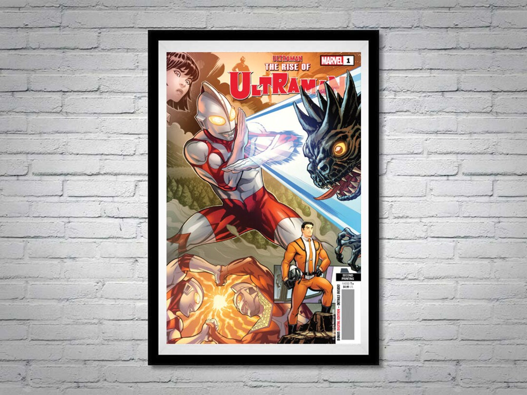 The Rise of Ultraman Comic Book Issue 1 Cover Poster - Etsy