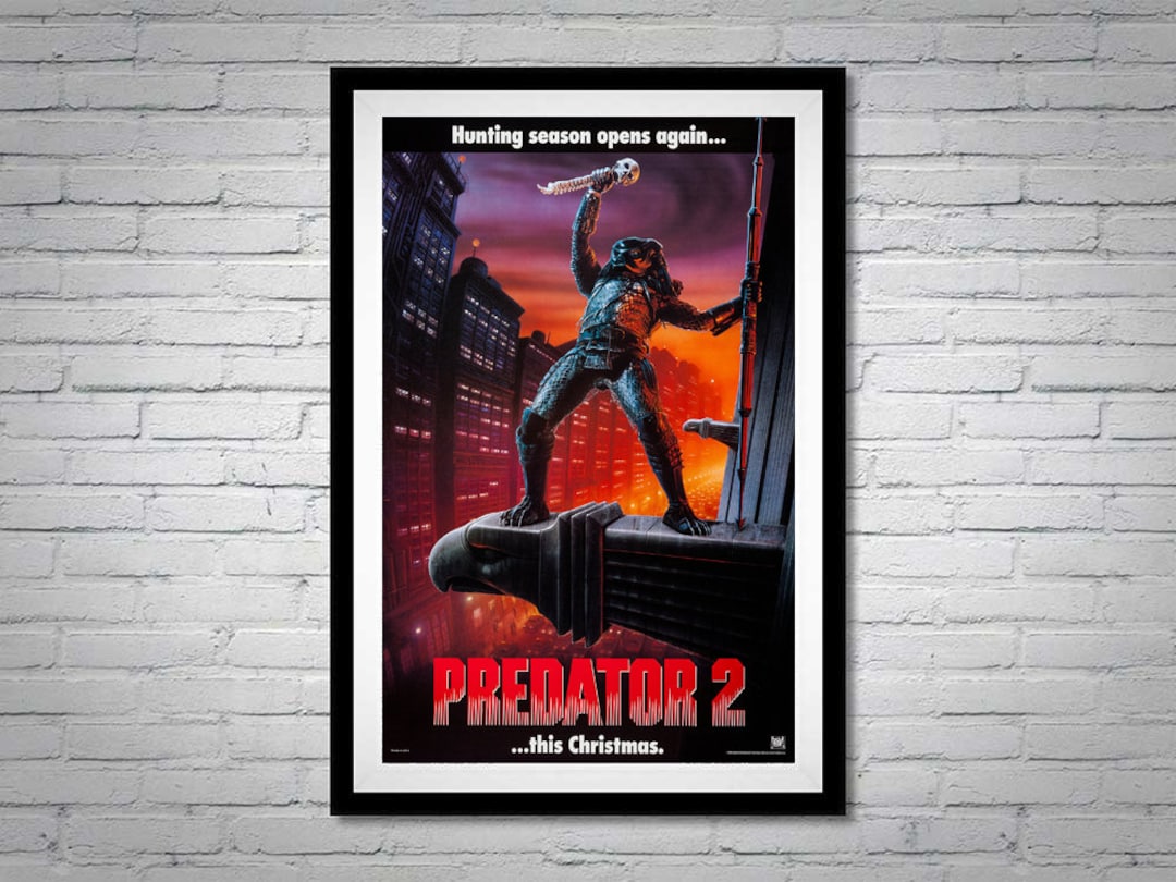 Predator 2 Movie Poster Danny Glover Gary Busey - Etsy
