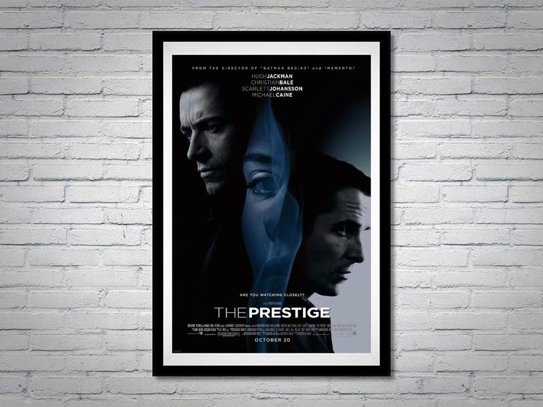 The Prestige Movie Poster Hugh Jackman Christian Bale Scarlett ...