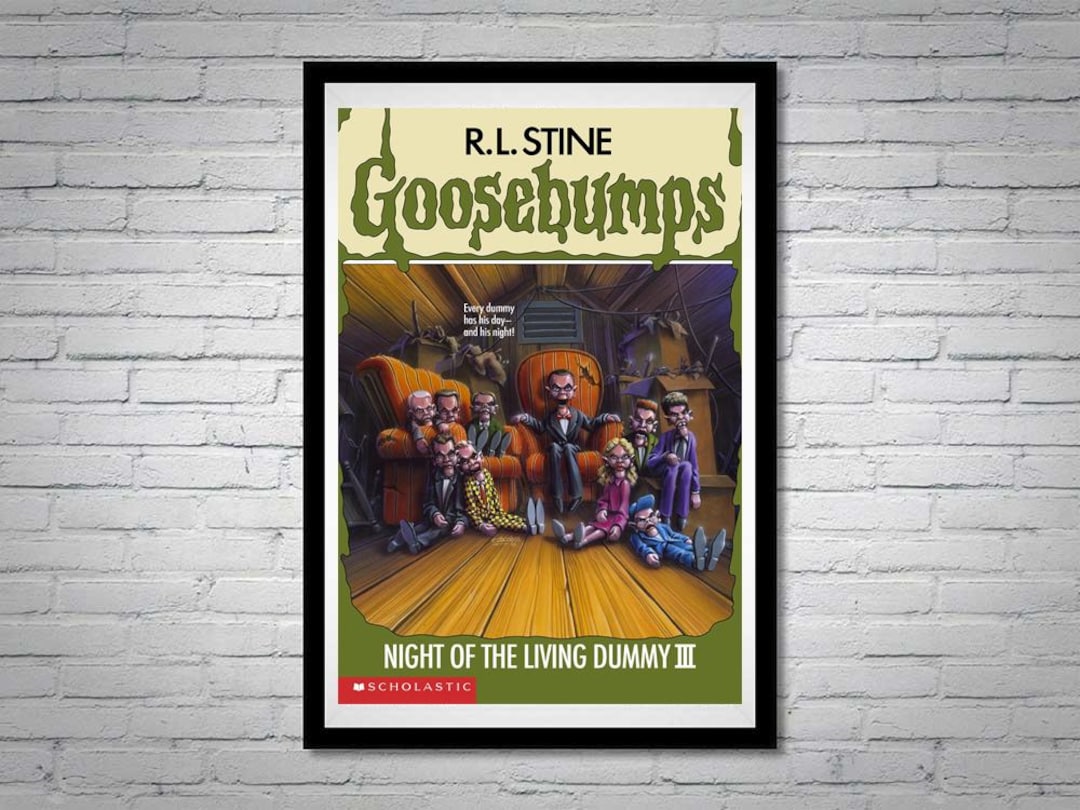 Goosebumps Night of the Living Dummy III 3 Book Cover Poster Art - Etsy