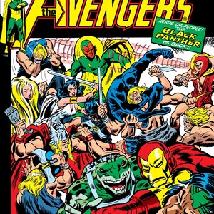 The Avengers Issue 105 Comic Book Poster the Beast Brood Black Panther ...