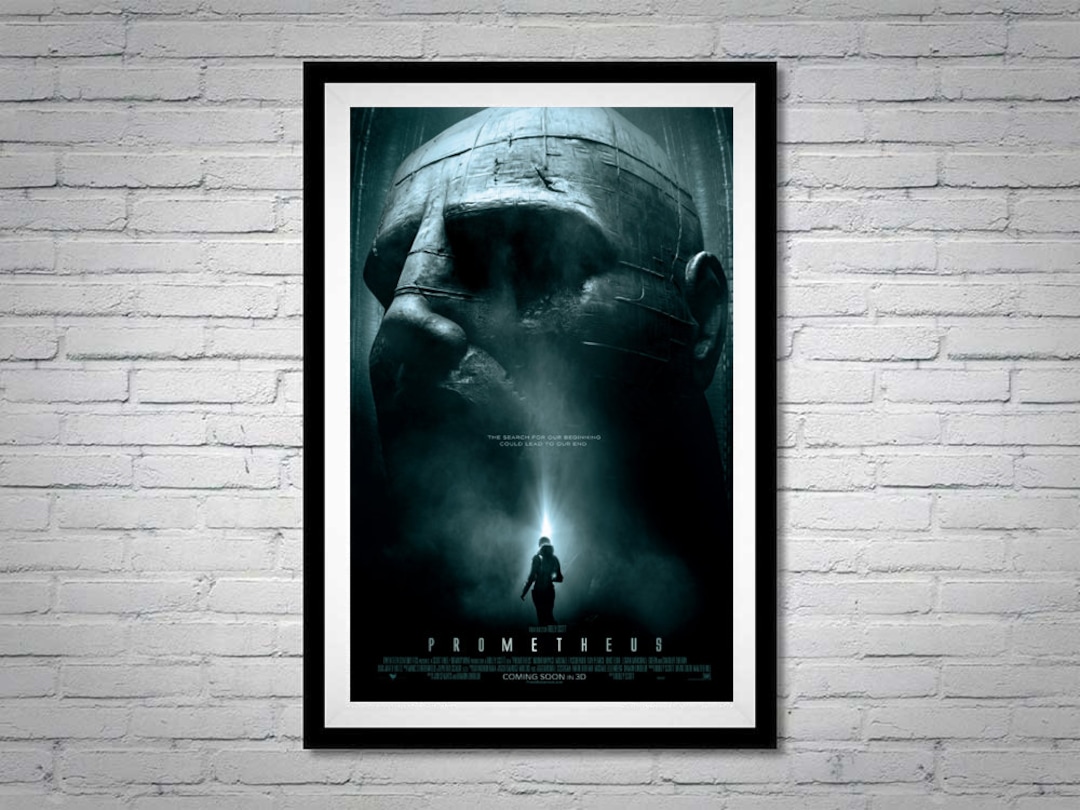 Prometheus Movie Poster Michael Fassbender Charlize Theron - Etsy