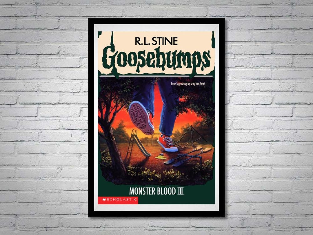 Goosebumps Monster Blood III 3 Book Cover Poster Art - Etsy