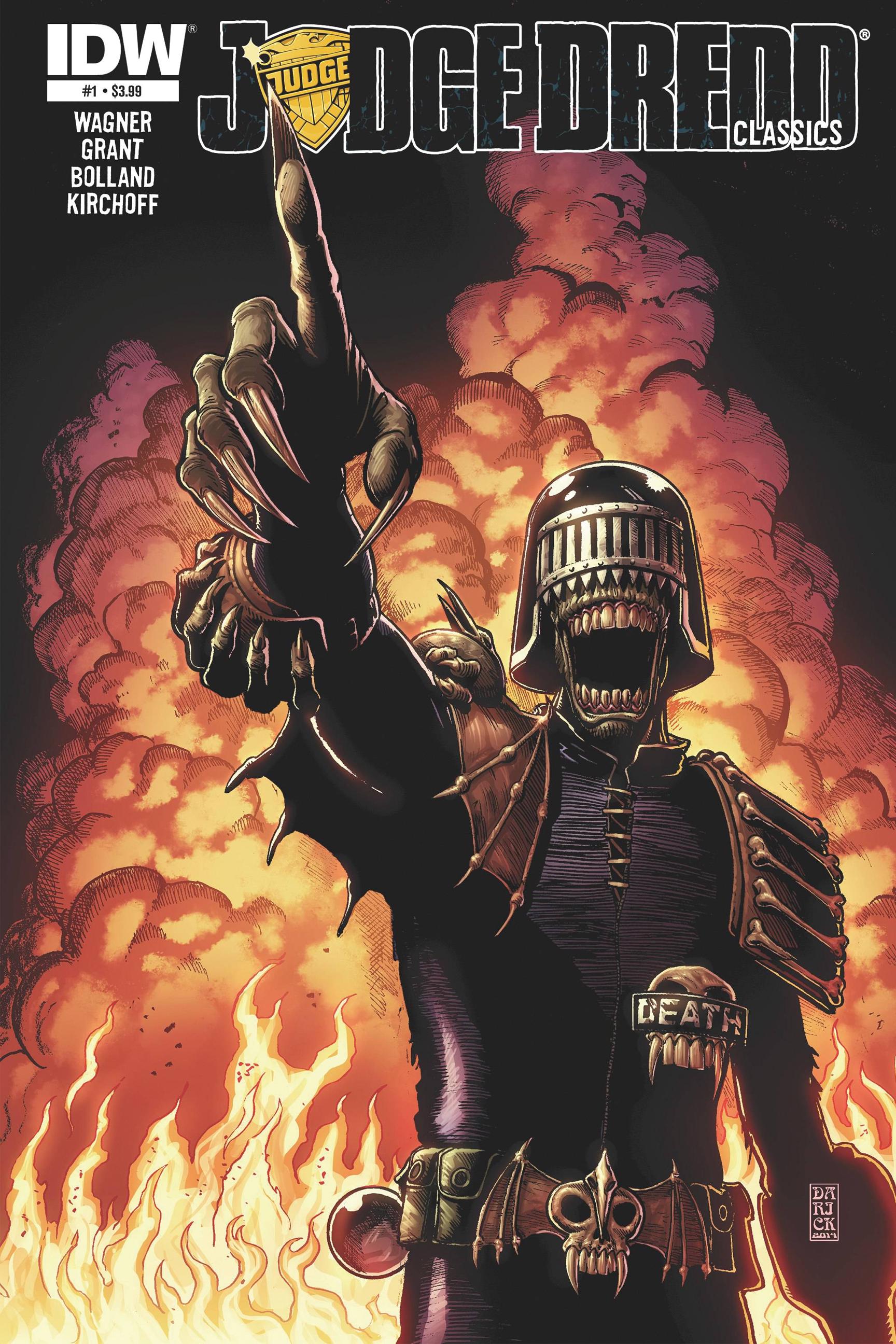 Judge Death Judge Dredd Classic Comic Book Cover Poster - Etsy