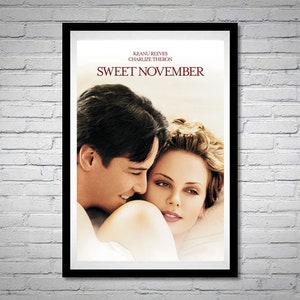 Sweet November Movie Poster Keanu Reeves Charlize Theron - Etsy