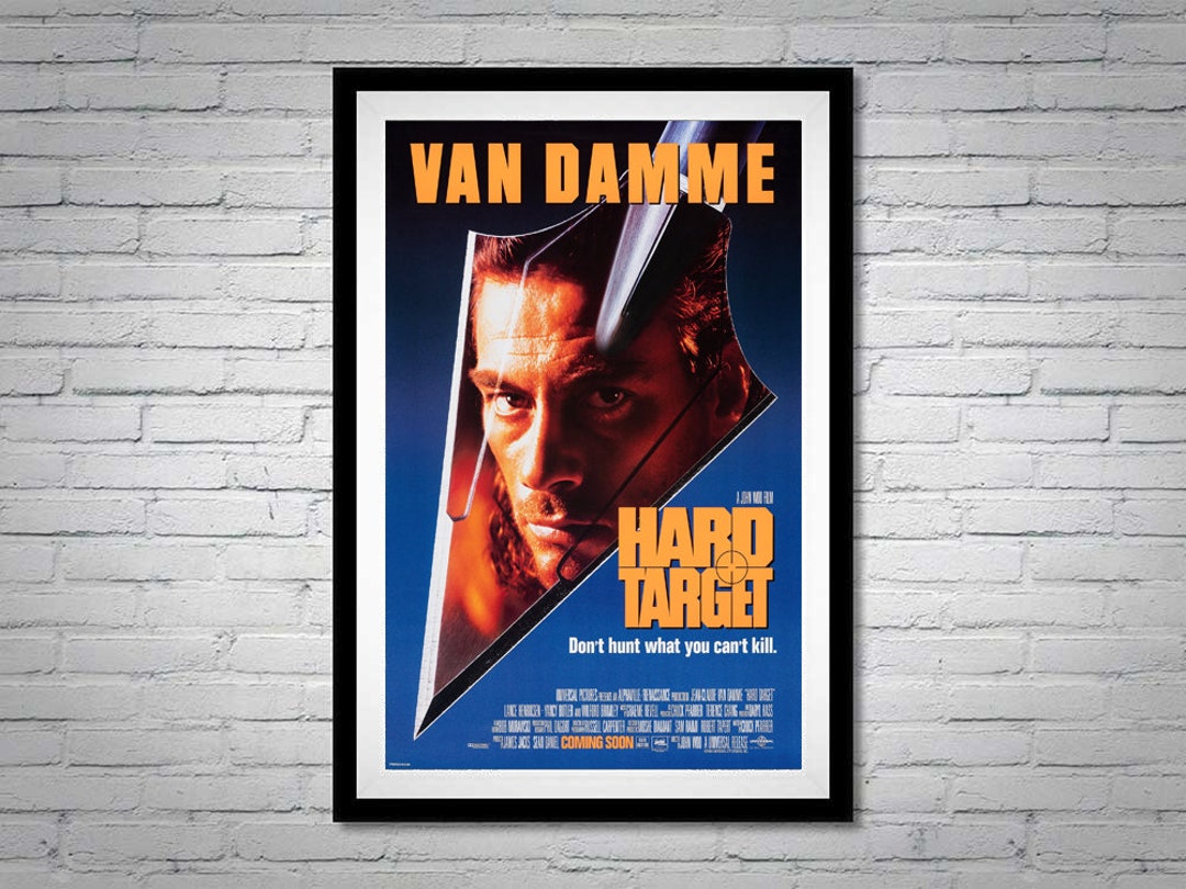 Hard Target Movie Poster Jean-claude Van Damme - Etsy