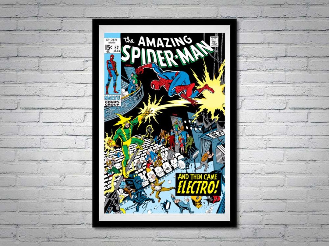 The Amazing Spider-man Issue 82 Electro Comic Book Poster - Etsy