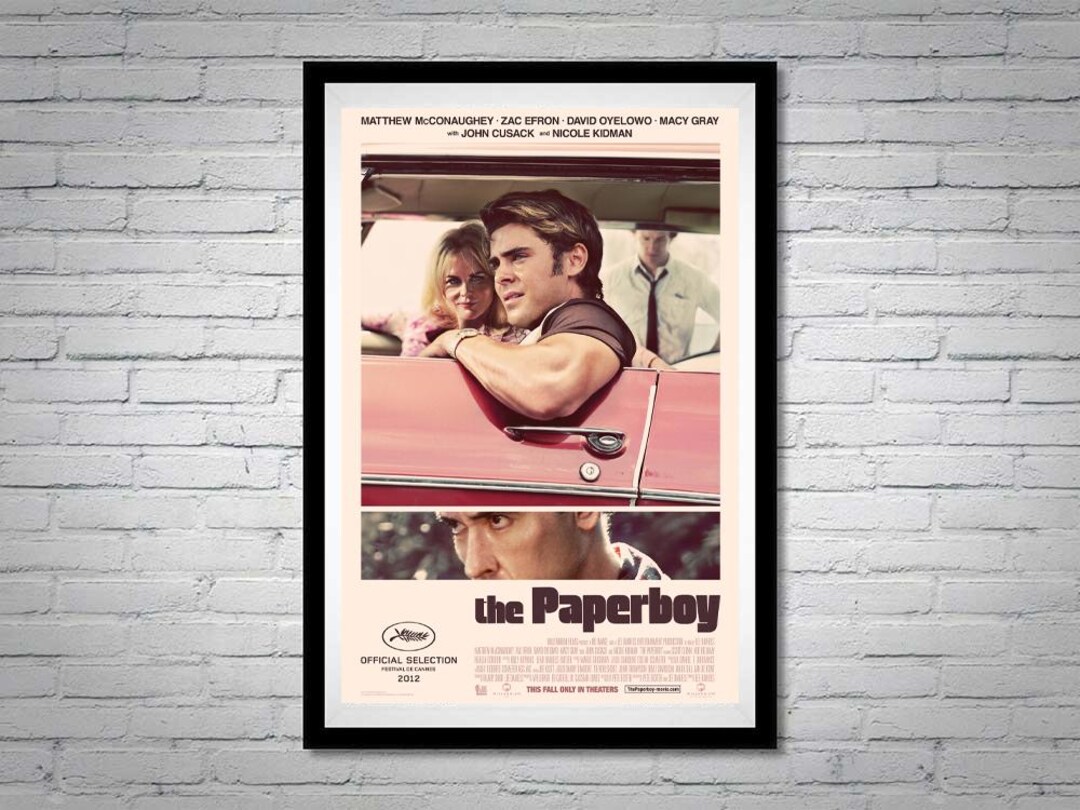 The Paperboy Movie Poster Zac Efron Matthew Mcconaughey Nicole Kidman ...