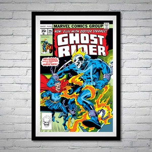 Ghost Rider Comic Book Issue 29 Poster Doctor Strange Johnny Blaze - Etsy