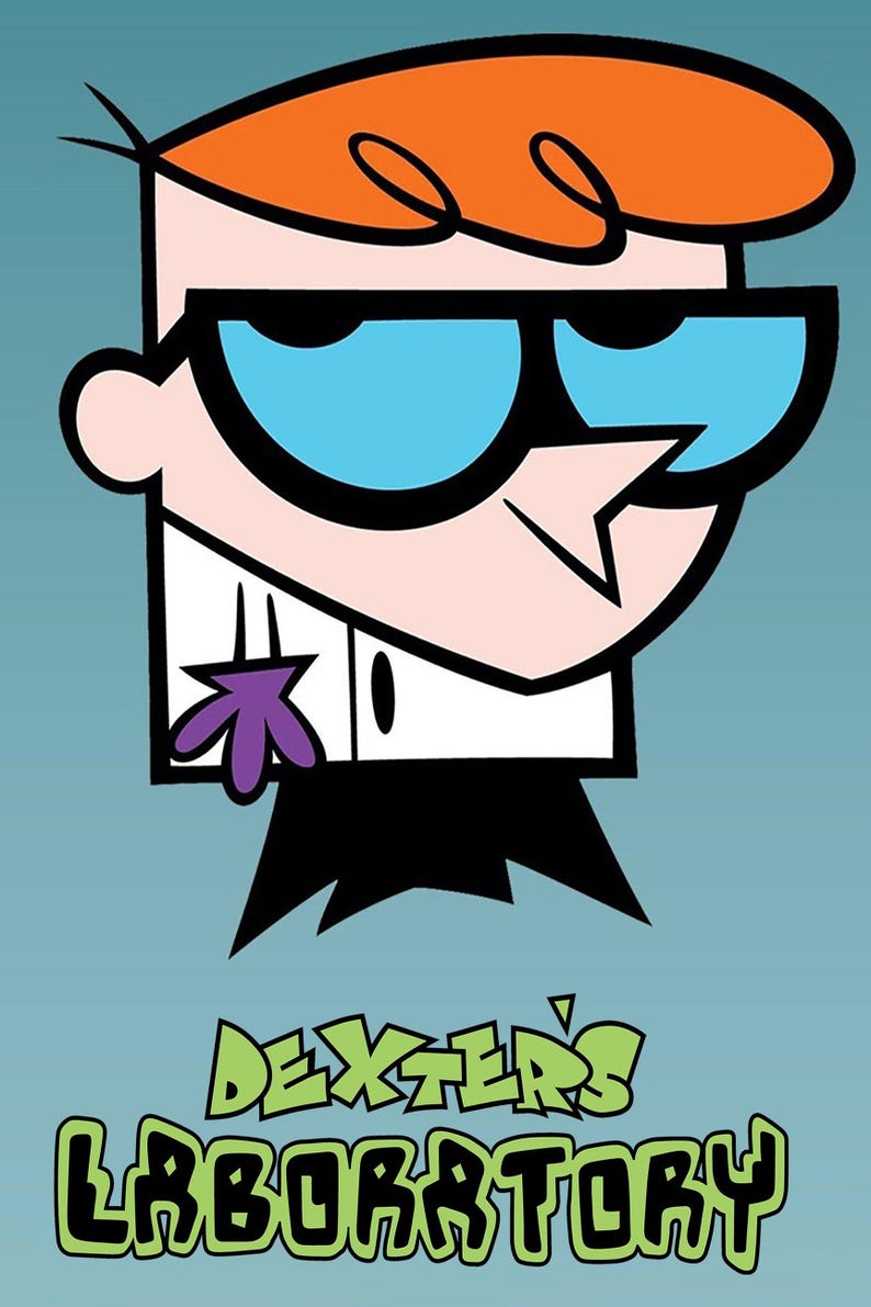 Dexter's Laboratory Cartoon Show Poster - Etsy
