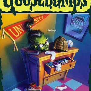 Goosebumps How I Got My Shrunken Head Book Cover Poster Art - Etsy