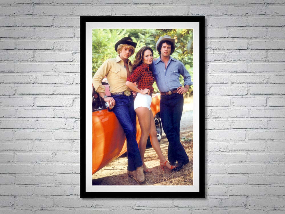 The Dukes of Hazzard Poster Daisy Duke Catherine Bach Luke and Bo - Etsy