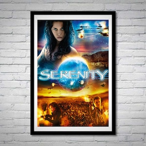Serenity Movie Poster Nathan Fillion Summer Glau Morena Baccarin - Etsy