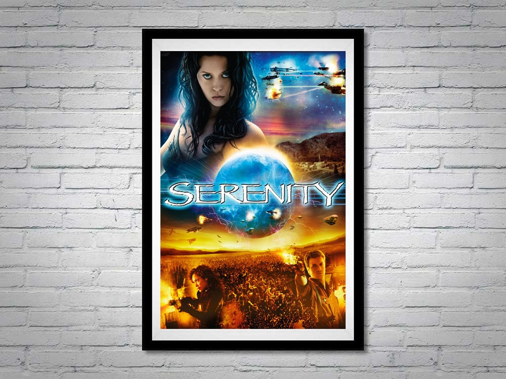 Serenity Movie Poster Nathan Fillion Summer Glau Morena Baccarin - Etsy