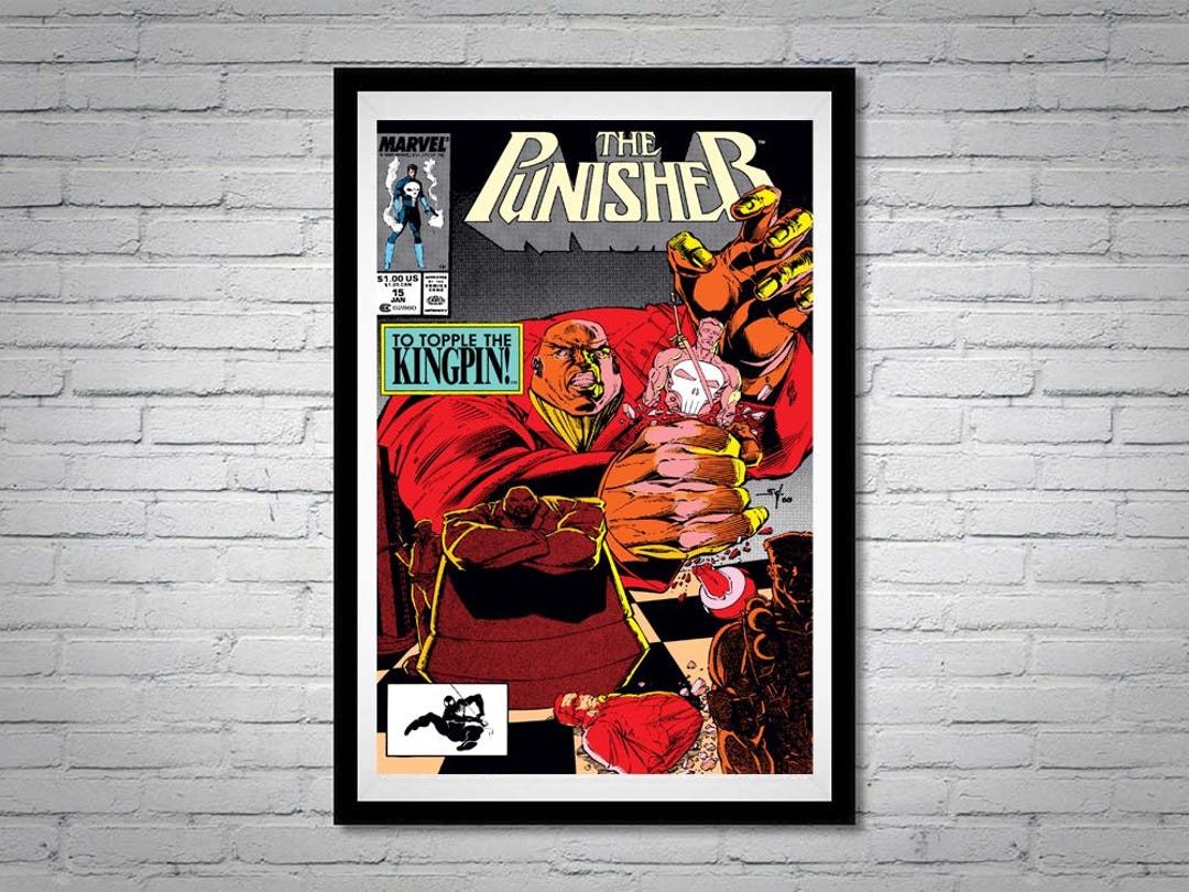 The Punisher Issue 15 Comic Book Poster Topple the Kingpin - Etsy