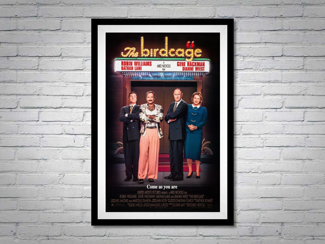 The Birdcage Movie Poster Robin Williams Nathan Lane - Etsy