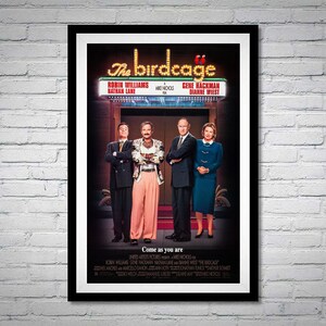 The Birdcage Movie Poster Robin Williams Nathan Lane - Etsy