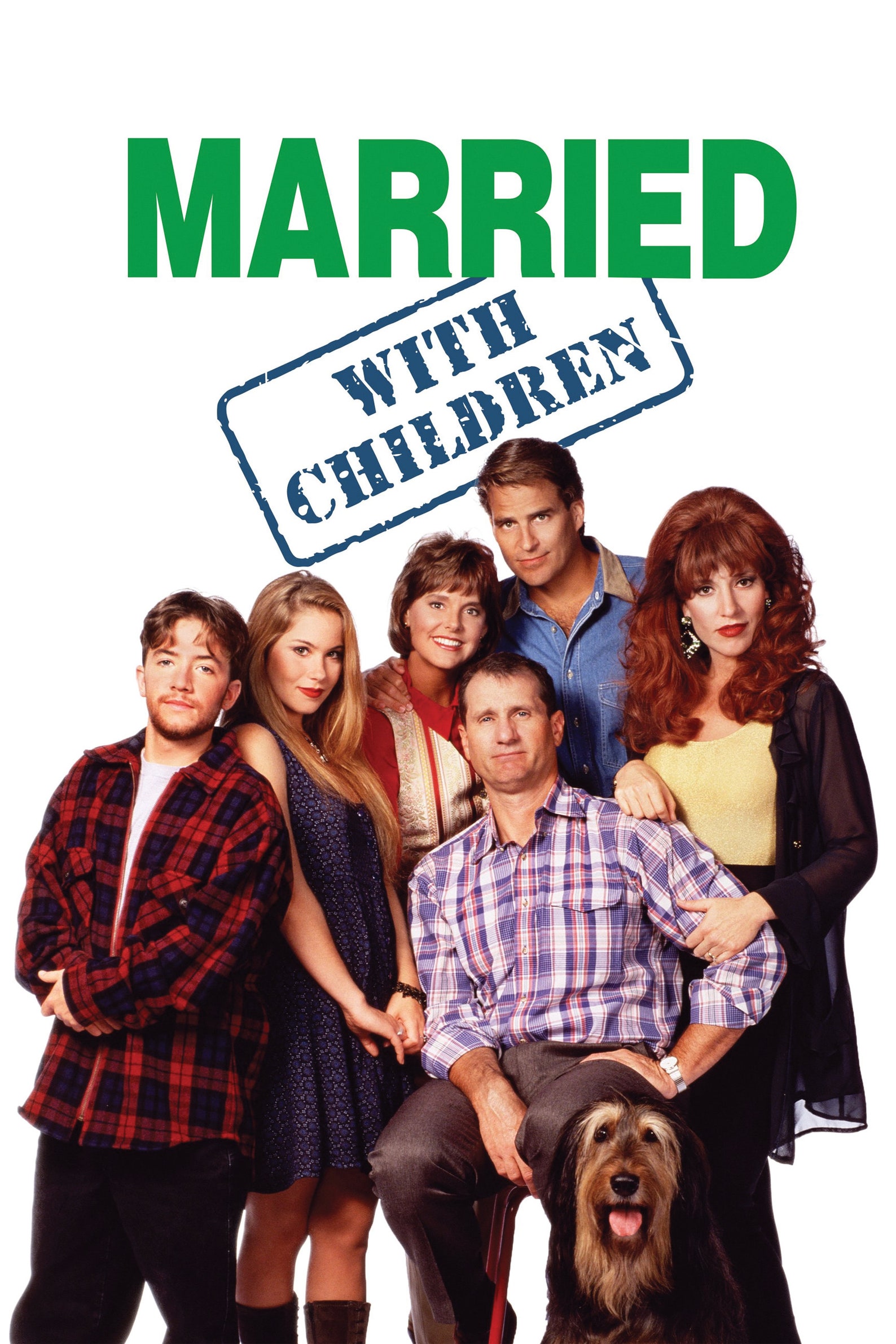Married With Children TV Series Poster Logo and Cast Al Bundy Peggy ...