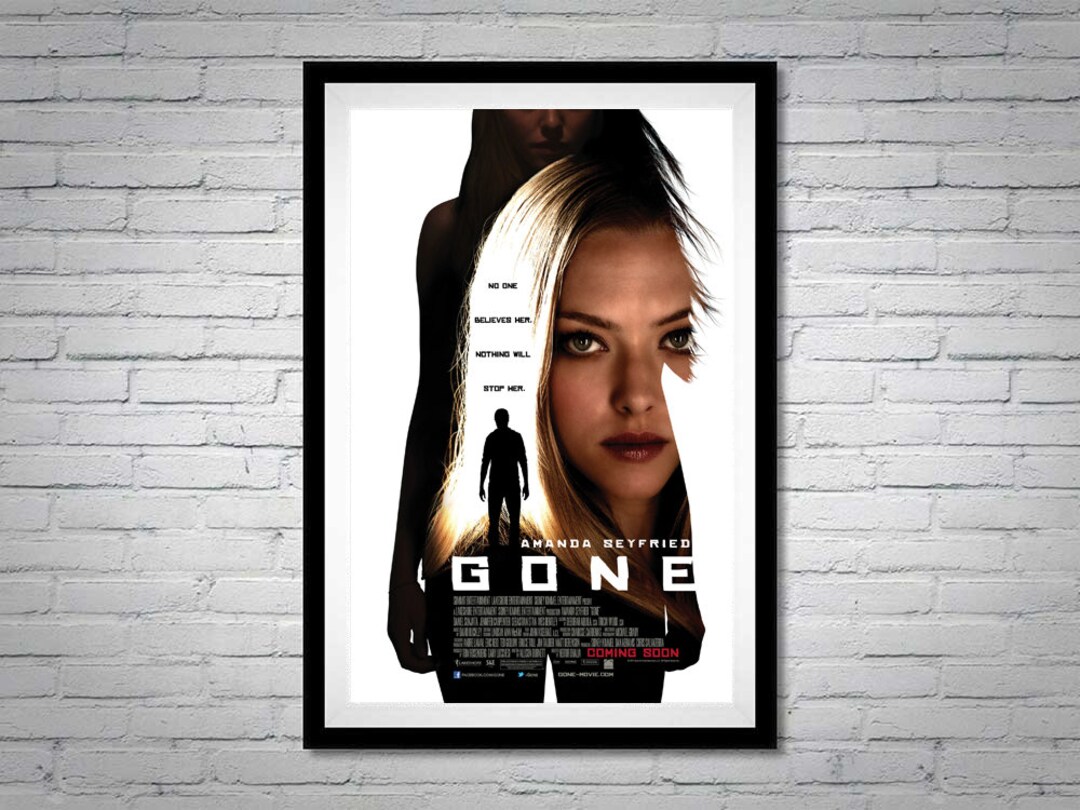 Gone Movie Poster Amanda Seyfried - Etsy