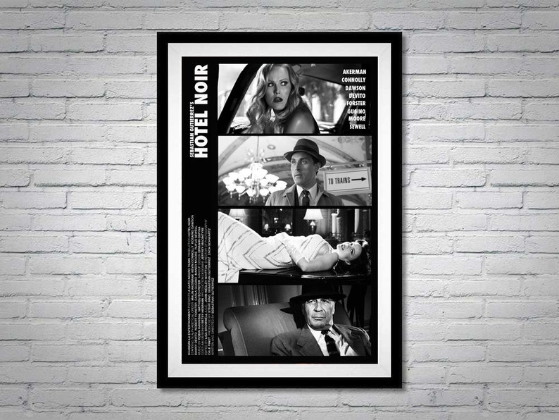 Hotel Noir Movie Poster Malin Åkerman Carla Gugino Danny Devito - Etsy