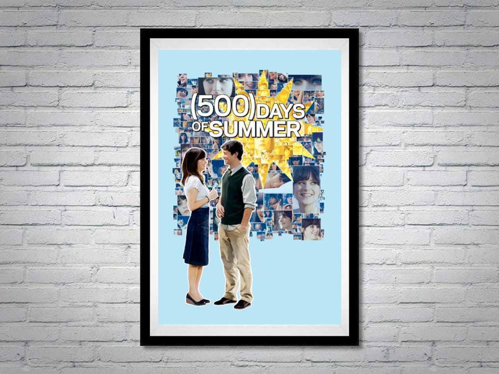 500 Days of Summer Movie Poster Tom Hansen and Summer Finn - Etsy