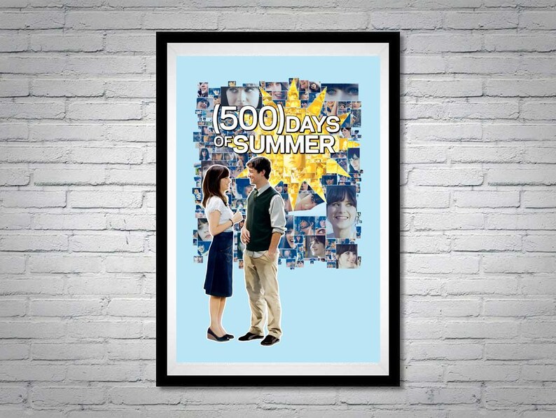 500 Days of Summer Movie Poster Tom Hansen and Summer Finn - Etsy