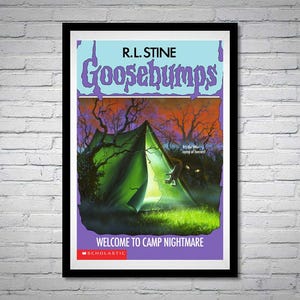 Goosebumps Welcome to Camp Nightmare Book Cover Poster - Etsy