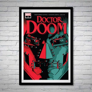 Doctor Doom Issue 1 Comic Book Poster Red and Green - Etsy