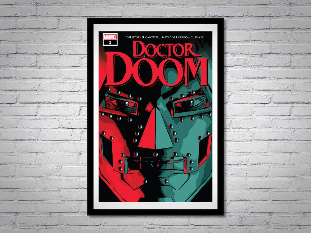Doctor Doom Issue 1 Comic Book Poster Red and Green - Etsy