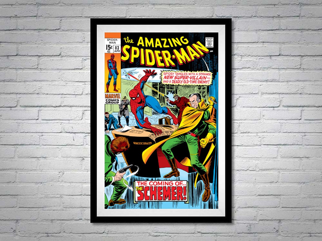 The Amazing Spider-man Issue 83 the Schemer Comic Book Poster - Etsy