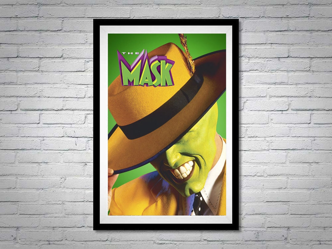 The Mask Movie Poster Jim Carrey - Etsy