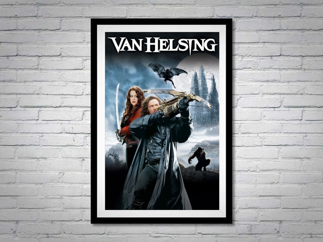 Van Helsing Movie Poster Hugh Jackman Kate Beckinsale Crossbow - Etsy