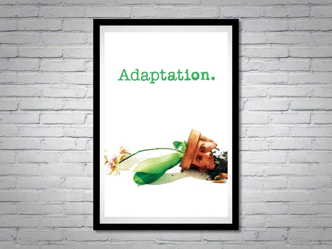 Adaptation Movie Poster Nicholas Cage Meryl Streep - Etsy