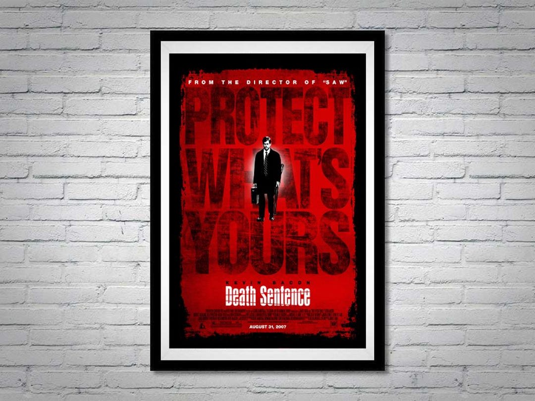 Death Sentence Movie Poster Kevin Bacon - Etsy