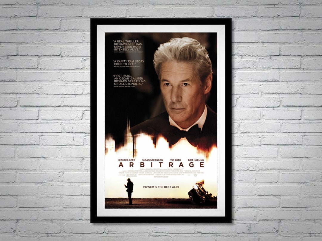 Arbitrage Movie Poster Richard Gere Susan Sarandon - Etsy