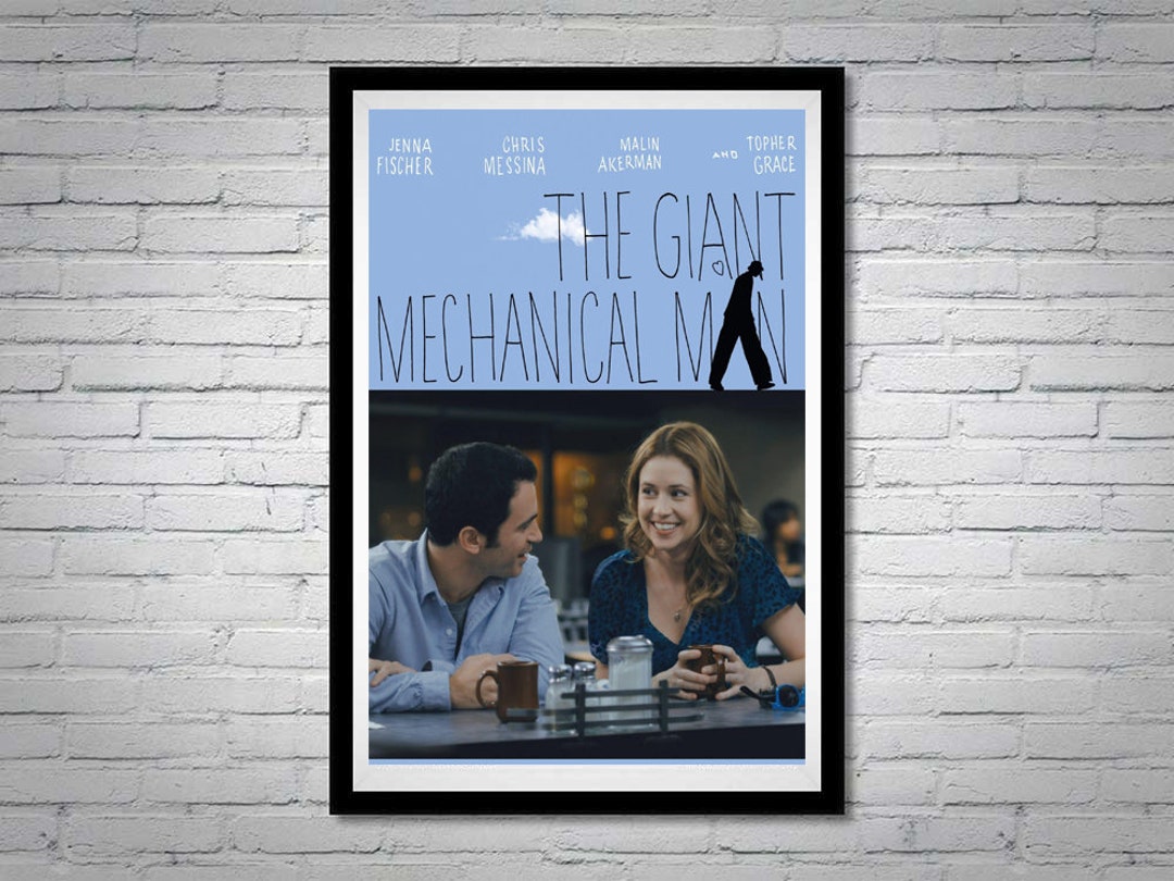 The Giant Mechanical Man Movie Poster Jenna Fisher Chris Messina - Etsy