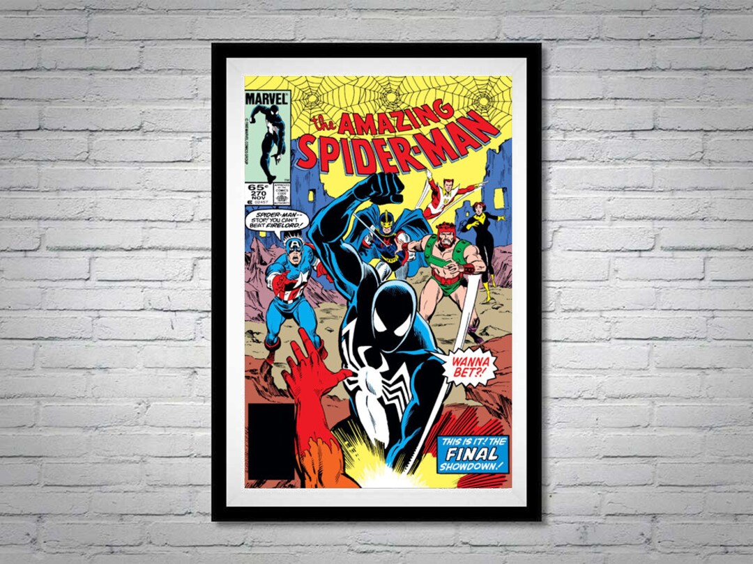 The Amazing Spider-man Issue 270 Comic Book Poster Star Fox Black Night ...