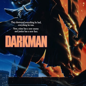 Darkman Movie Poster Liam Neeson - Etsy