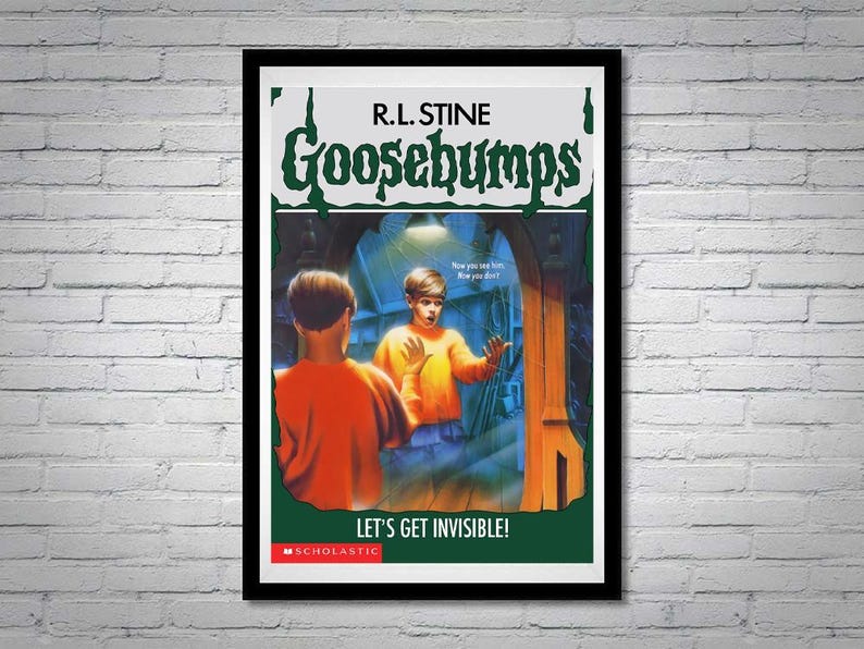 Goosebumps Let's Get Invisible Book Cover Poster Art - Etsy
