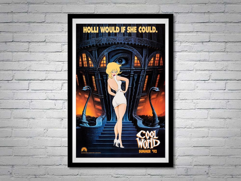 Cool World Movie Poster Holli Would Kim Basinger - Etsy