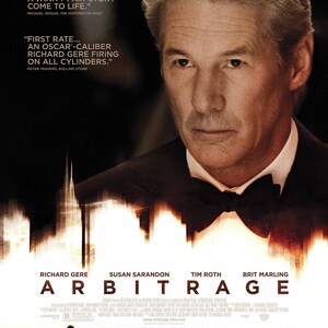 Arbitrage Movie Poster Richard Gere Susan Sarandon - Etsy