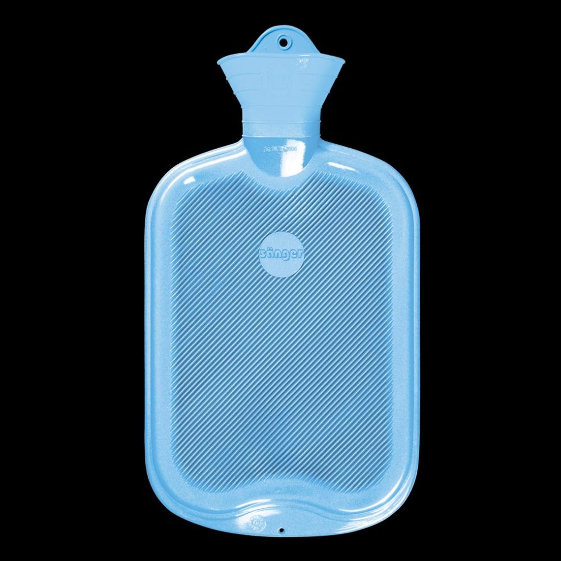 Sänger Rubber Hot Water Bottle - Made in Germany - 2 Litres (light Blue ...