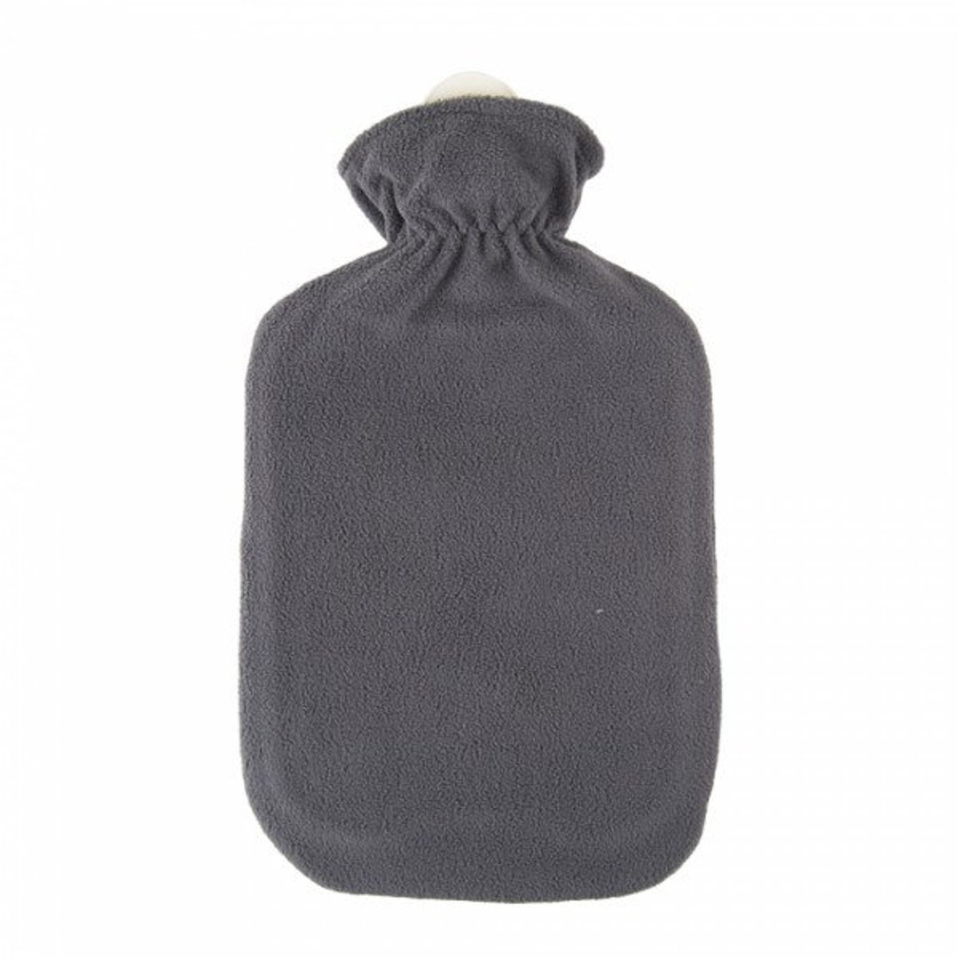Sanger 2.0 Liter Hot Water Bottle With Grey Fleece Cover-made in ...