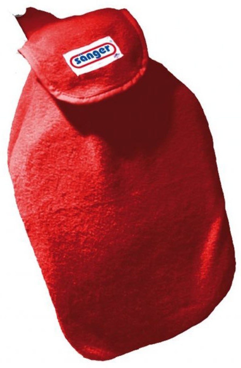 SANGER Red Body Warmer Hot Water Bottle - Made in Germany - Etsy