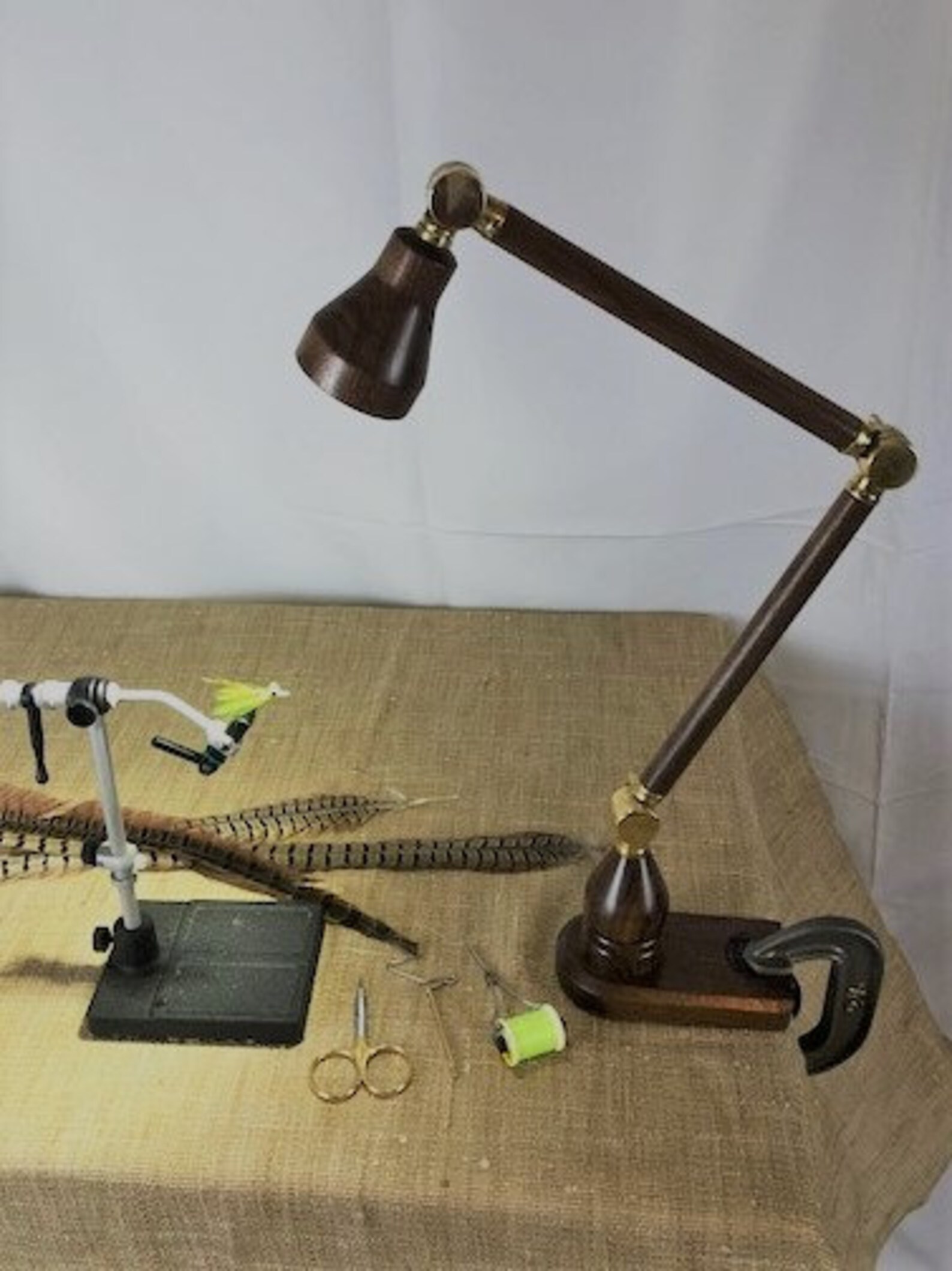 LED Fly Tying Light/lamp C Clamp Base - Etsy