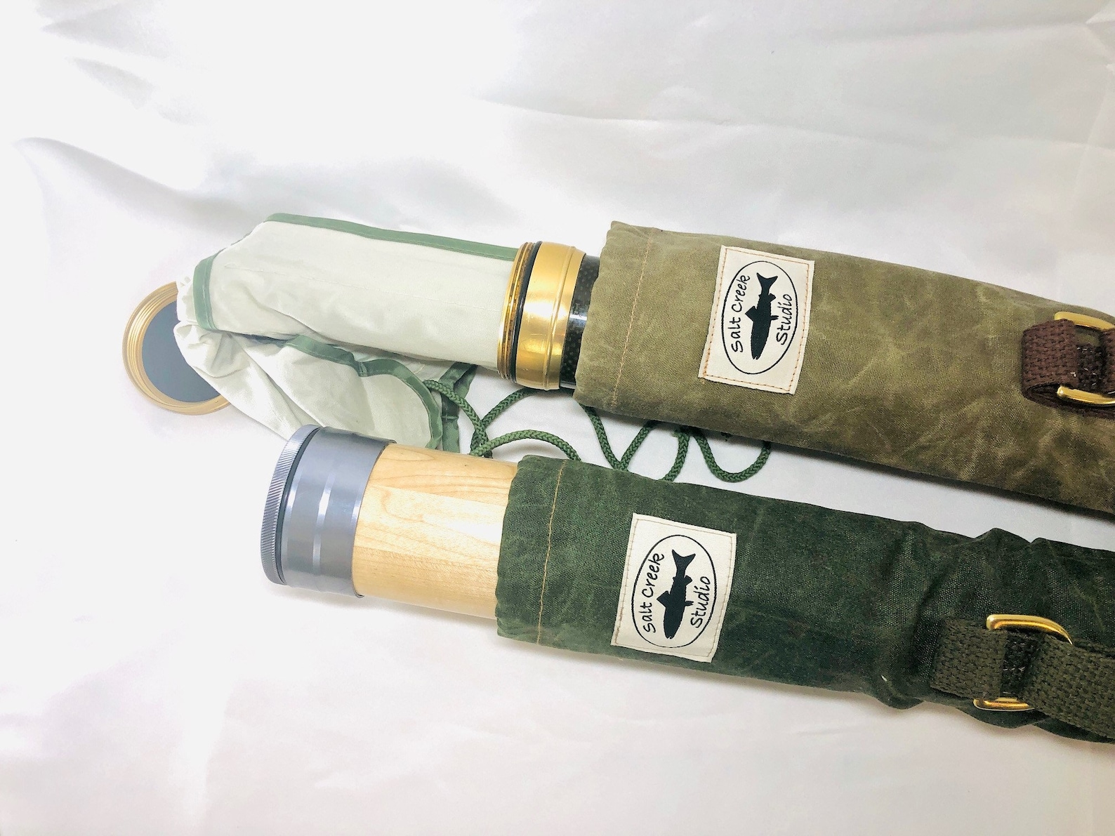 Waxed Canvas Fly Rod Tube Travel Bag - Etsy