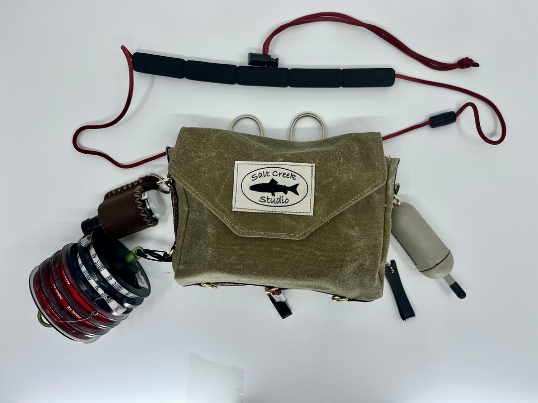 Fly Box Satchel/lanyard - Waxed Canvas - Etsy